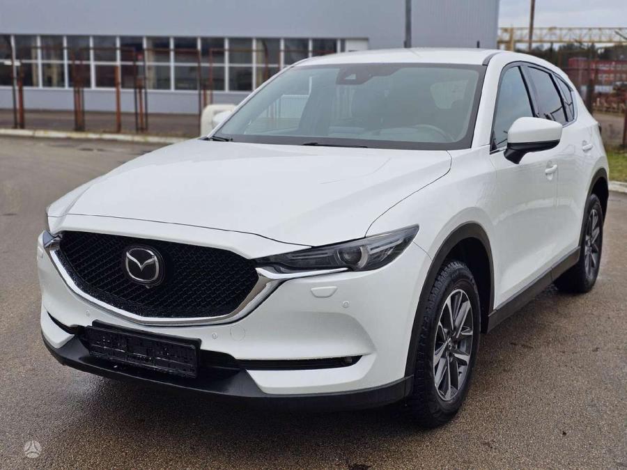 White Mazda CX-5 2020 in Rokiskis, with an engine capacity of 2.19 L and mileage of 260 thousand km for 9850 €, photo 1 on AUTOMOTO.COM.LV