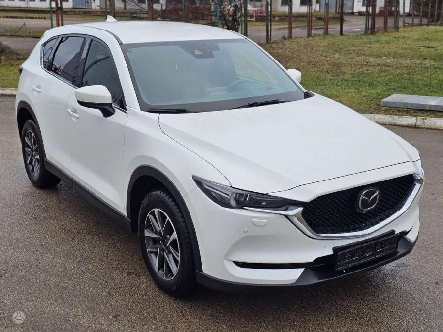 White Mazda CX-5 2020 in Rokiskis, with an engine capacity of 2.19 L and mileage of 260 thousand km for 9850 €, photo 4 on AUTOMOTO.COM.LV