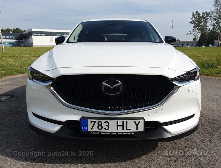 White Mazda CX-5 2021 in Tallinn, with an engine capacity of 2.50 L and mileage of 68 thousand km for 28500 €, photo 1 on AUTOMOTO.COM.LV