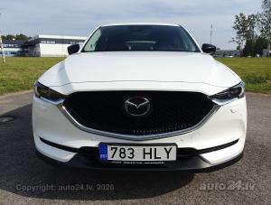 White Mazda CX-5 2021 in Tallinn, with an engine capacity of 2.50 L and mileage of 68 thousand km for 28500 €, photo 1 on AUTOMOTO.COM.LV