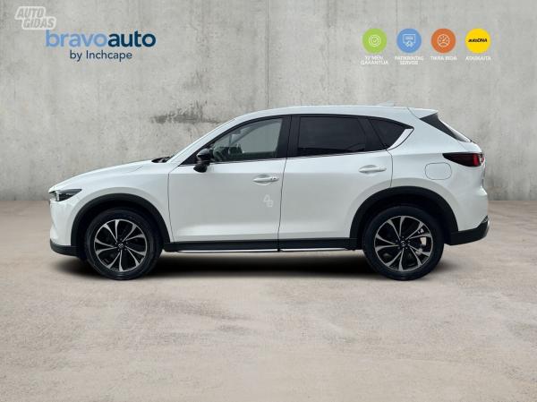 Balts Mazda CX-5 2022 Kauņa, ar dzinēja tilpumu 2.50 L un nobraukumu 82 tūkst. km par 26471 €, foto 2 vietnē AUTOMOTO.COM.LV