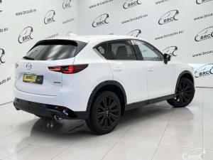 White Mazda CX-5 2022 in Vilnius, with an engine capacity of 2.00 L and mileage of 42 thousand km for 25900 €, photo 4 on AUTOMOTO.COM.LV