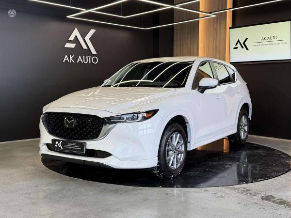 White Mazda CX-5 2024 in Kaunas, with an engine capacity of 2.49 L and mileage of 47 thousand km for 24990 €, photo 6 on AUTOMOTO.COM.LV