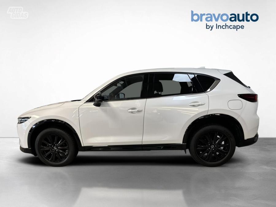 White Mazda CX-5 2024 in Vilnius, with an engine capacity of 2.00 L and mileage of 46 thousand km for 29000 €, photo 3 on AUTOMOTO.COM.LV