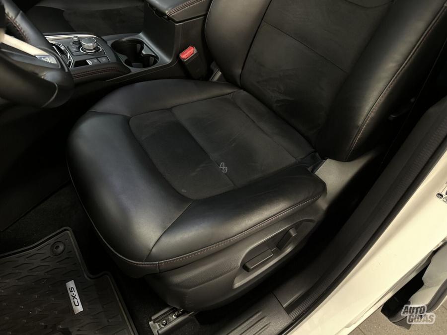 White Mazda CX-5 2024 in Vilnius, with an engine capacity of 2.00 L and mileage of 46 thousand km for 29000 €, photo 16 on AUTOMOTO.COM.LV