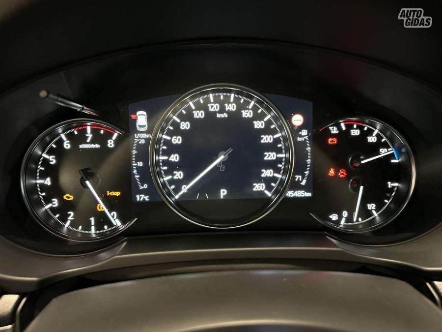 White Mazda CX-5 2024 in Vilnius, with an engine capacity of 2.00 L and mileage of 46 thousand km for 29000 €, photo 18 on AUTOMOTO.COM.LV