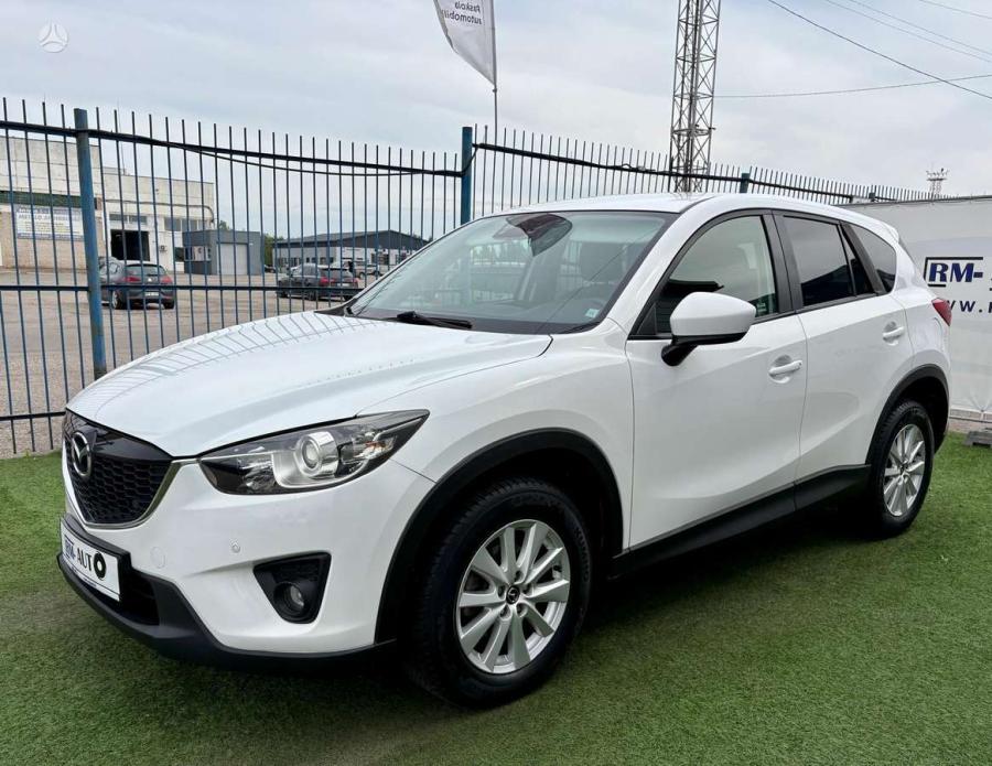 Balts Mazda CX-5 2013 Panevēža, ar dzinēja tilpumu 2.19 L un nobraukumu 297 tūkst. km par 5700 €, foto 1 vietnē AUTOMOTO.COM.LV