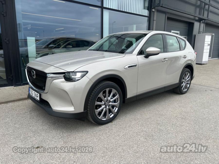 Smilšu krāsa Mazda CX-60 2026 Tartu, ar dzinēja tilpumu 3.30 L un nobraukumu 1 tūkst. km par 46990 €, foto 1 vietnē AUTOMOTO.COM.LV