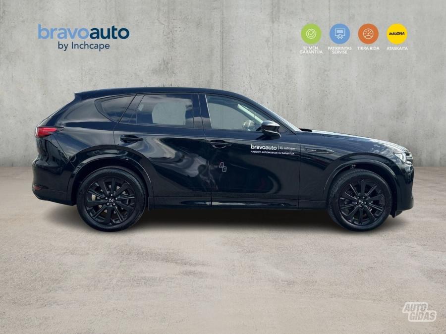 Black Mazda CX-60 2024 in Kaunas, with an engine capacity of 3.30 L and mileage of 32 thousand km for 36999 €, photo 6 on AUTOMOTO.COM.LV
