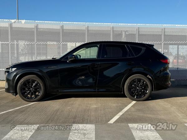 Black Mazda CX-60 2023 in Tallinn, with an engine capacity of 3.30 L and mileage of 116 thousand km for 29900 €, photo 4 on AUTOMOTO.COM.LV