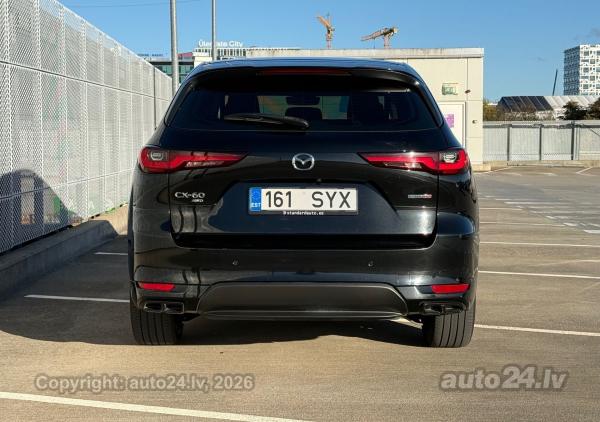 Black Mazda CX-60 2023 in Tallinn, with an engine capacity of 3.30 L and mileage of 116 thousand km for 29900 €, photo 6 on AUTOMOTO.COM.LV