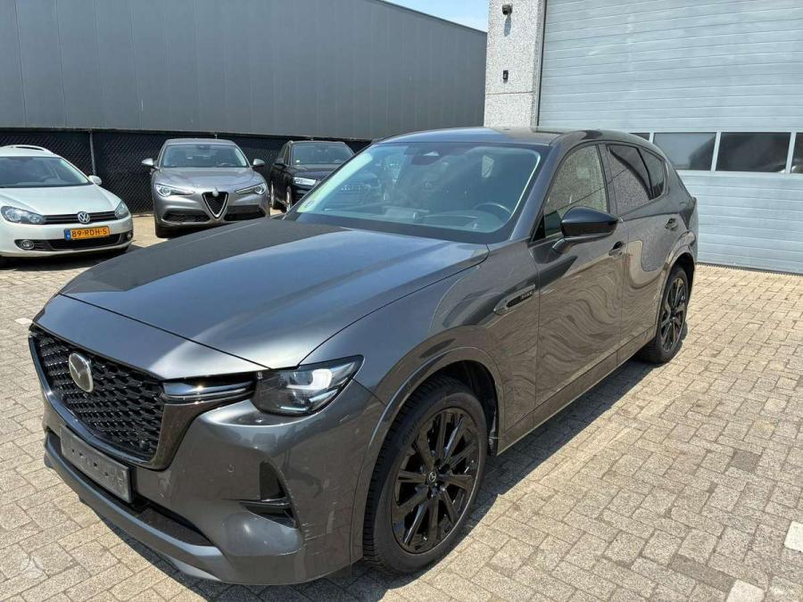 Pelēks Mazda CX-60 2023 Kauņa, ar dzinēja tilpumu 2.49 L un nobraukumu 180 tūkst. km par 21659 €, foto 1 vietnē AUTOMOTO.COM.LV