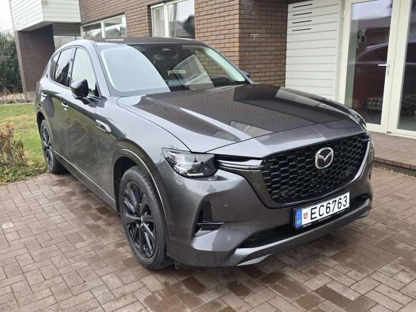 Pelēks Mazda CX-60 2025 Kauņa, ar dzinēja tilpumu 2.49 L un nobraukumu 25 tūkst. km par 46500 €, foto 1 vietnē AUTOMOTO.COM.LV
