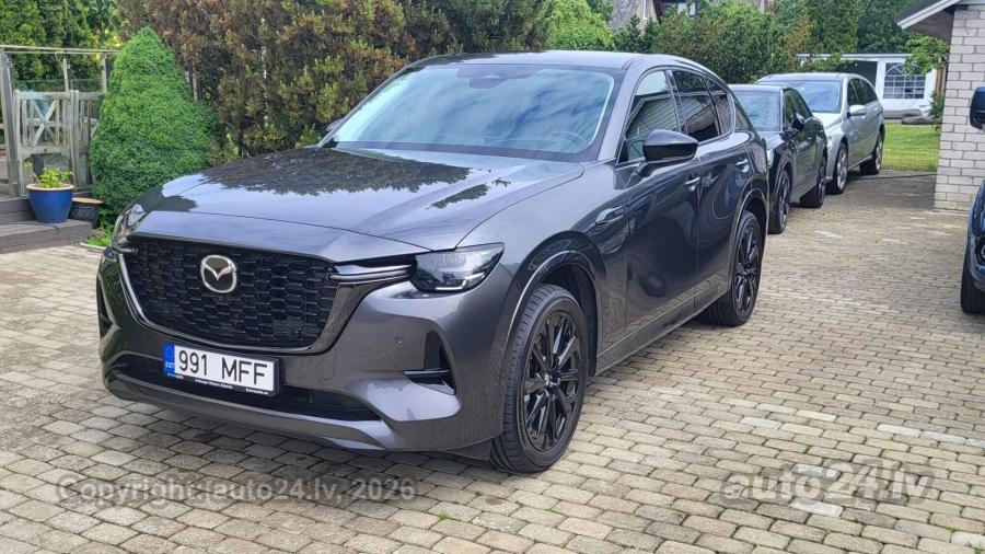 Pelēks Mazda CX-60 2023 Tallina, ar dzinēja tilpumu 2.50 L un nobraukumu 48 tūkst. km par 43000 €, foto 1 vietnē AUTOMOTO.COM.LV