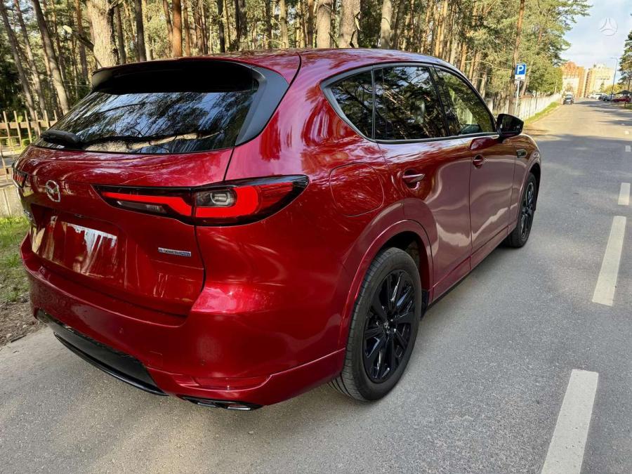 Red Mazda CX-60 2022 in Kaunas, with an engine capacity of 2.50 L and mileage of 60 thousand km for 27600 €, photo 6 on AUTOMOTO.COM.LV