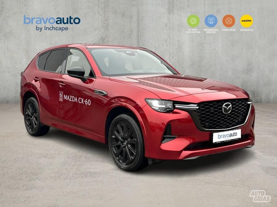 Sarkans Mazda CX-60 2025 Kauņa, ar dzinēja tilpumu 3.30 L un nobraukumu 9 tūkst. km par 51777 €, foto 7 vietnē AUTOMOTO.COM.LV