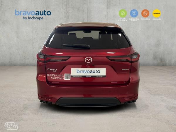 Красный Мазда CX-60 2025 в Вильнюс, объемом двигателя 3.30 л и пробегом 16 тыс. км за 47500 €, фото 4 на AUTOMOTO.COM.LV