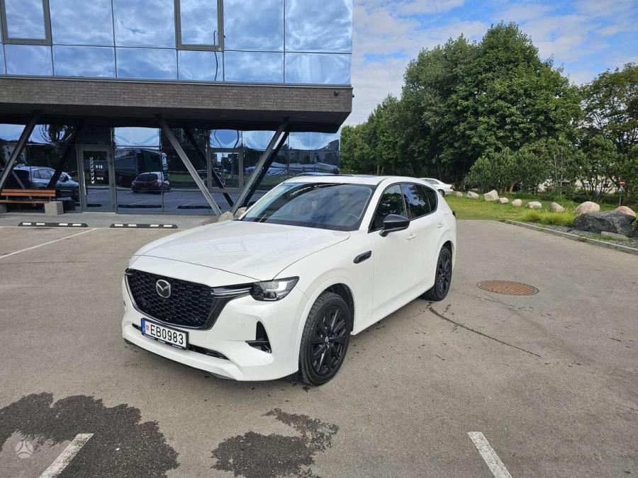 Balts Mazda CX-60 2023 Kauņa, ar dzinēja tilpumu 2.50 L un nobraukumu 51 tūkst. km par 39000 €, foto 1 vietnē AUTOMOTO.COM.LV