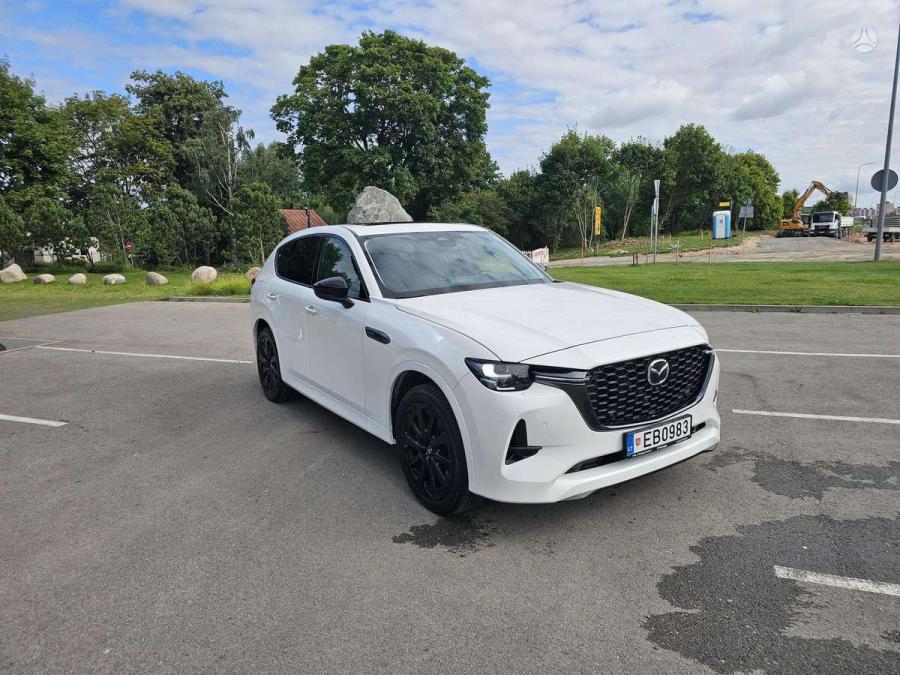 Balts Mazda CX-60 2023 Kauņa, ar dzinēja tilpumu 2.50 L un nobraukumu 51 tūkst. km par 39000 €, foto 3 vietnē AUTOMOTO.COM.LV