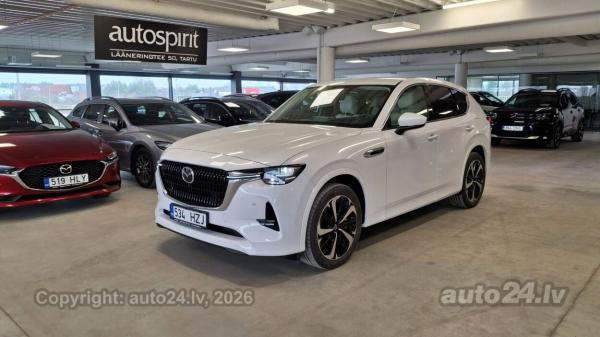 Balts Mazda CX-60 2024 Tartu, ar dzinēja tilpumu 2.50 L un nobraukumu 31 tūkst. km par 44990 €, foto 1 vietnē AUTOMOTO.COM.LV