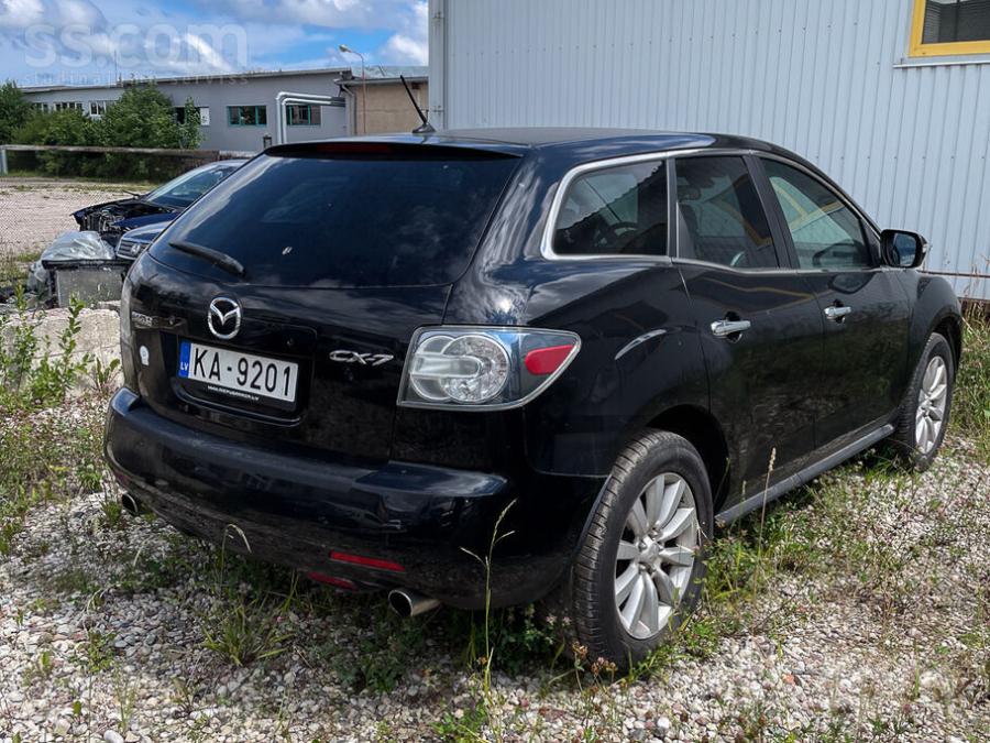 Melns Mazda CX-7 2007 Tukums, ar dzinēja tilpumu 2.30 L un nobraukumu 0 tūkst. km par 1490 €, foto 13 vietnē AUTOMOTO.COM.LV