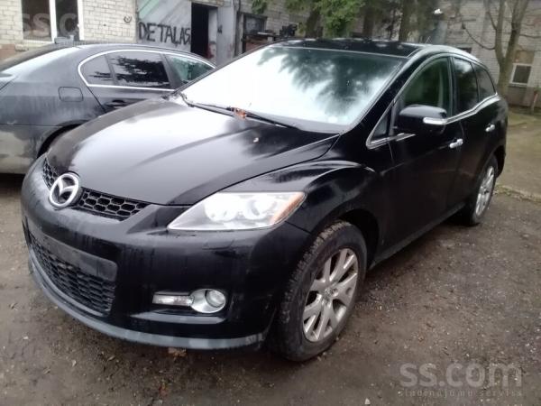 Black Mazda CX-7 2008 in Jelgava, with an engine capacity of 2.30 L and mileage of 0 thousand km for 1500 €, photo 1 on AUTOMOTO.COM.LV