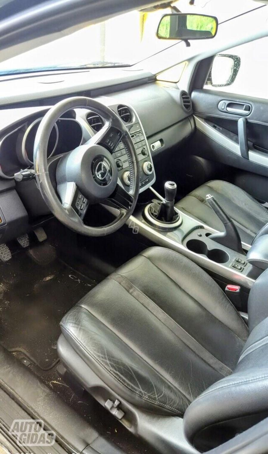 Melns Mazda CX-7 2008 Raseiniai, ar dzinēja tilpumu 2.30 L un nobraukumu 310 tūkst. km par 1300 €, foto 12 vietnē AUTOMOTO.COM.LV