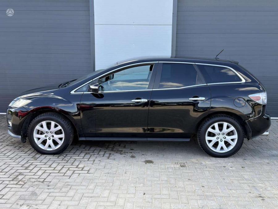 Melns Mazda CX-7 2008 Viļņa, ar dzinēja tilpumu 2.26 L un nobraukumu 395 tūkst. km par 1600 €, foto 4 vietnē AUTOMOTO.COM.LV