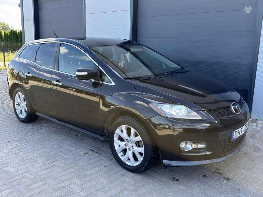 Melns Mazda CX-7 2008 Viļņa, ar dzinēja tilpumu 2.26 L un nobraukumu 395 tūkst. km par 1600 €, foto 7 vietnē AUTOMOTO.COM.LV