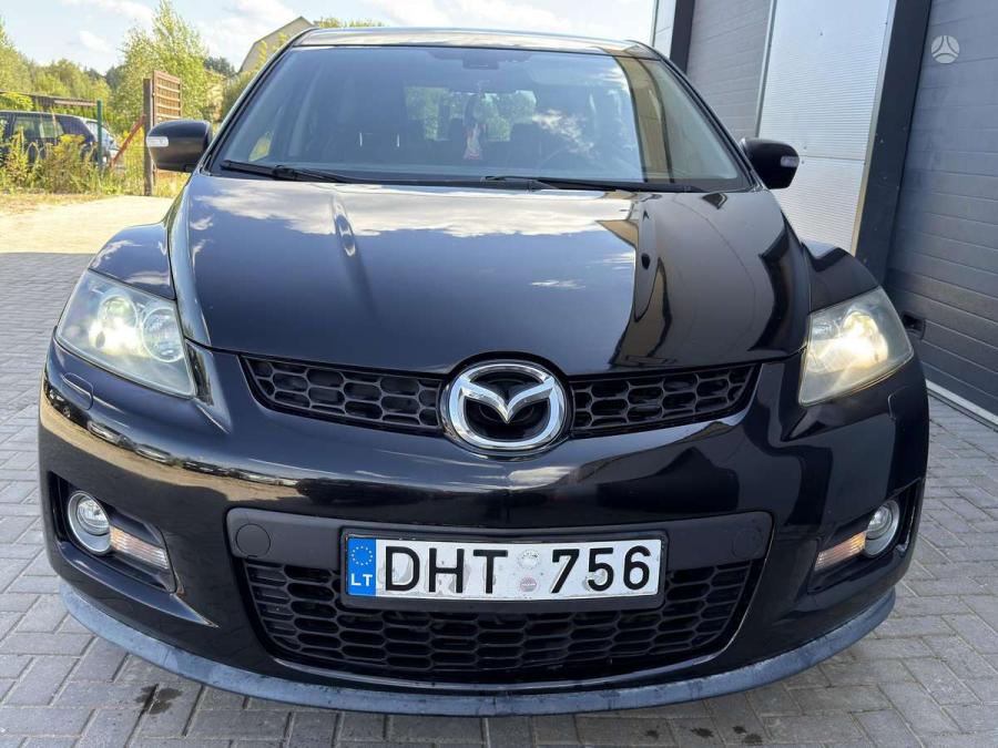 Melns Mazda CX-7 2008 Viļņa, ar dzinēja tilpumu 2.26 L un nobraukumu 395 tūkst. km par 1600 €, foto 8 vietnē AUTOMOTO.COM.LV