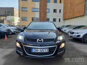 Black Mazda CX-7 2010 in Daugavpils, with an engine capacity of 2.20 L and mileage of 0 thousand km for 6850 €, photo 3 on AUTOMOTO.COM.LV