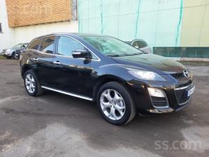 Black Mazda CX-7 2010 in Daugavpils, with an engine capacity of 2.20 L and mileage of 0 thousand km for 6850 €, photo 5 on AUTOMOTO.COM.LV