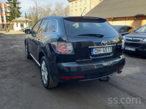Black Mazda CX-7 2010 in Daugavpils, with an engine capacity of 2.20 L and mileage of 0 thousand km for 6850 €, photo 10 on AUTOMOTO.COM.LV