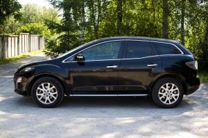 Black Mazda CX-7 2010 in Kaunas, with an engine capacity of 2.18 L and mileage of 380 thousand km for 2500 €, photo 9 on AUTOMOTO.COM.LV