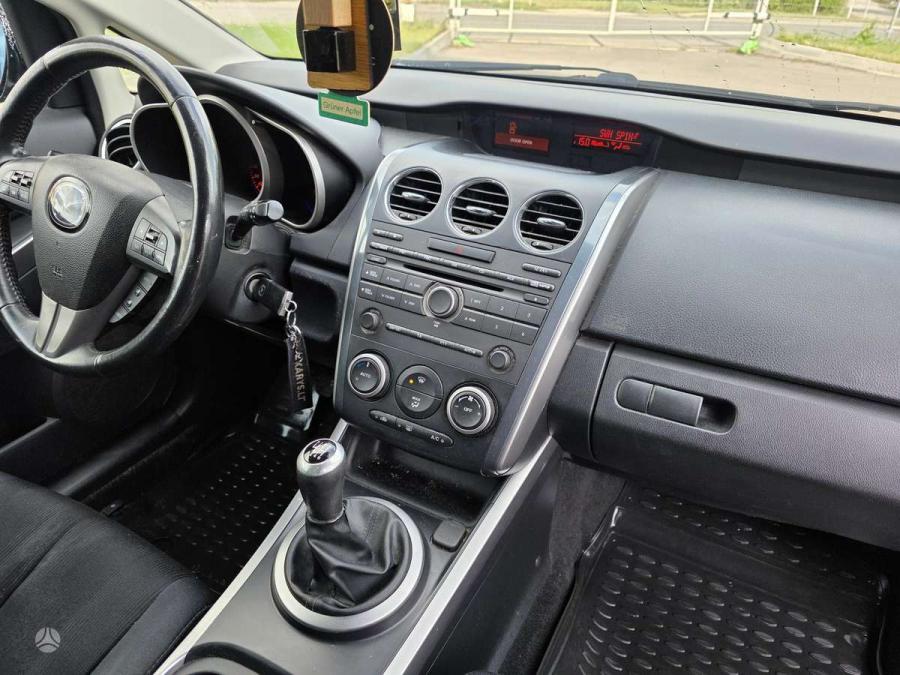 Черный Мазда СХ-7 2010 в Кретинга, объемом двигателя 2.18 л и пробегом 275 тыс. км за 2995 €, фото 14 на AUTOMOTO.COM.LV