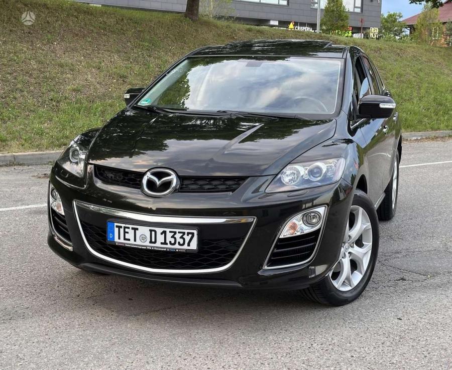 Melns Mazda CX-7 2010 Jonava, ar dzinēja tilpumu 2.18 L un nobraukumu 281 tūkst. km par 4250 €, foto 1 vietnē AUTOMOTO.COM.LV