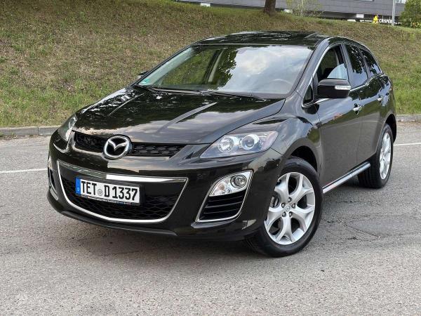Black Mazda CX-7 2010 in Jonava, with an engine capacity of 2.18 L and mileage of 281 thousand km for 4250 €, photo 3 on AUTOMOTO.COM.LV