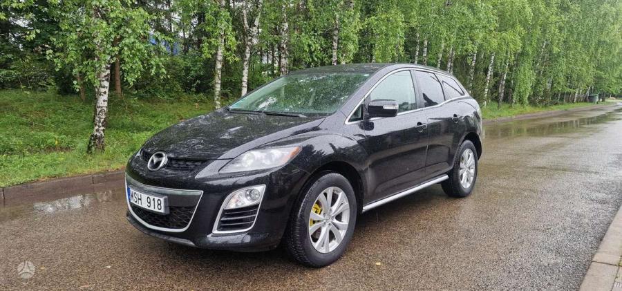 Black Mazda CX-7 2010 in Vilnius, with an engine capacity of 2.20 L and mileage of 0 thousand km for 2999 €, photo 3 on AUTOMOTO.COM.LV