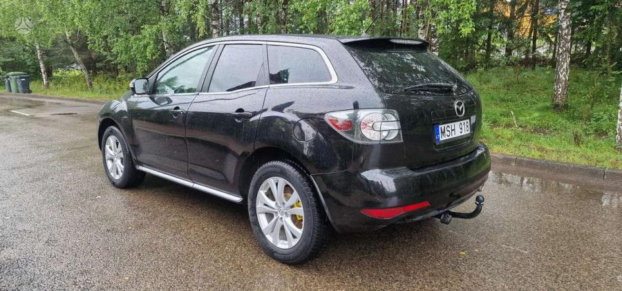 Black Mazda CX-7 2010 in Vilnius, with an engine capacity of 2.20 L and mileage of 0 thousand km for 2999 €, photo 6 on AUTOMOTO.COM.LV