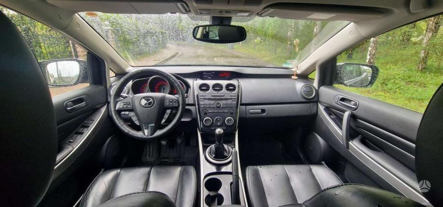 Black Mazda CX-7 2010 in Vilnius, with an engine capacity of 2.20 L and mileage of 0 thousand km for 2999 €, photo 8 on AUTOMOTO.COM.LV