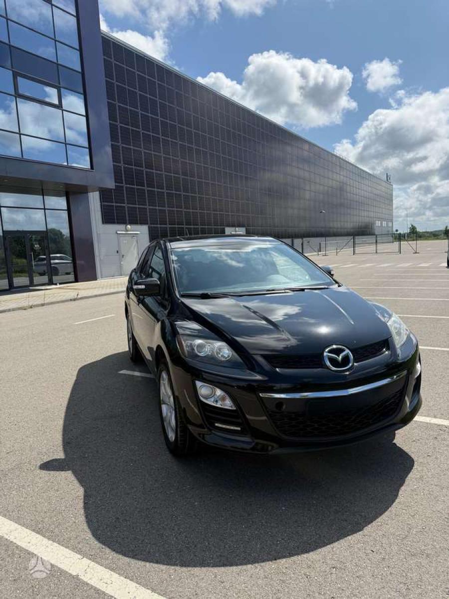 Melns Mazda CX-7 2010 Klaipėda, ar dzinēja tilpumu 2.18 L un nobraukumu 373 tūkst. km par 2700 €, foto 3 vietnē AUTOMOTO.COM.LV
