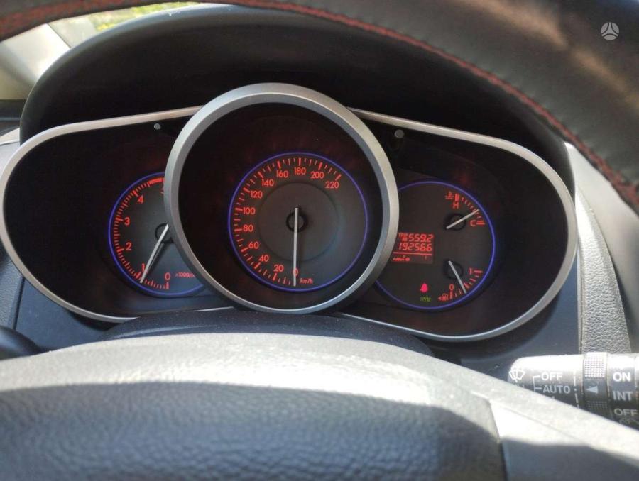 Black Mazda CX-7 2010 in Vilnius, with an engine capacity of 2.20 L and mileage of 192 thousand km for 2999 €, photo 14 on AUTOMOTO.COM.LV