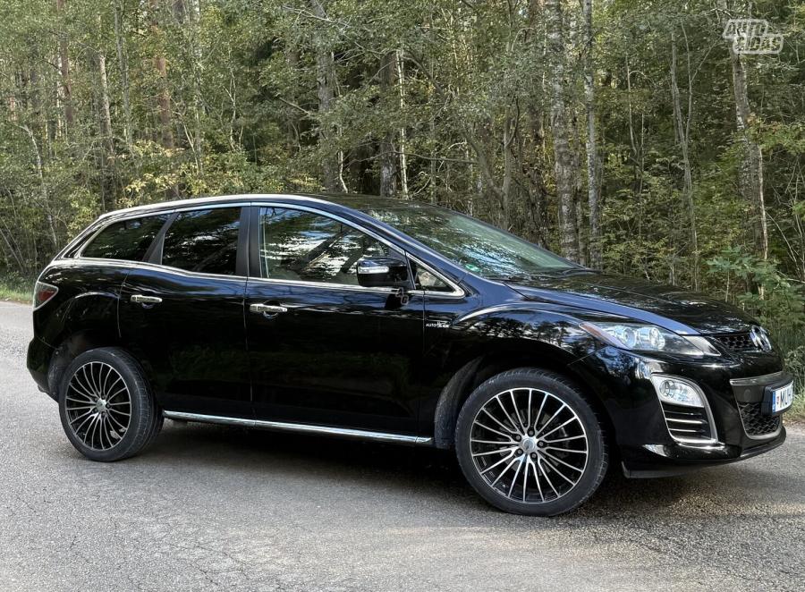 Melns Mazda CX-7 2010 Mažeikiai, ar dzinēja tilpumu 2.20 L un nobraukumu 163 tūkst. km par 5500 €, foto 5 vietnē AUTOMOTO.COM.LV