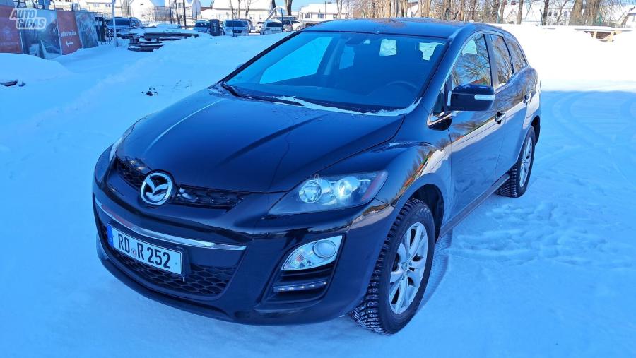 Black Mazda CX-7 2011 in Klaipeda, with an engine capacity of 2.20 L and mileage of 223 thousand km for 4400 €, photo 1 on AUTOMOTO.COM.LV