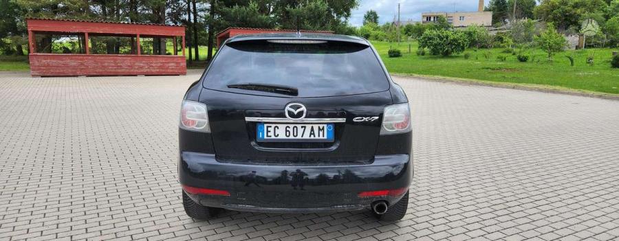 Black Mazda CX-7 2011 in Birzai, with an engine capacity of 2.20 L and mileage of 260 thousand km for 4799 €, photo 6 on AUTOMOTO.COM.LV