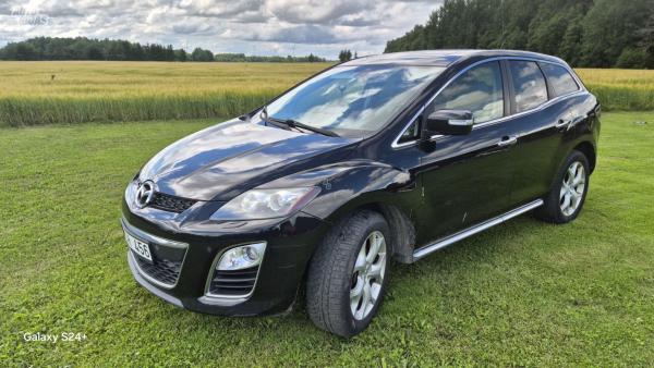 Melns Mazda CX-7 2011 Akmenė, ar dzinēja tilpumu 2.20 L un nobraukumu 220 tūkst. km par 3000 €, foto 1 vietnē AUTOMOTO.COM.LV