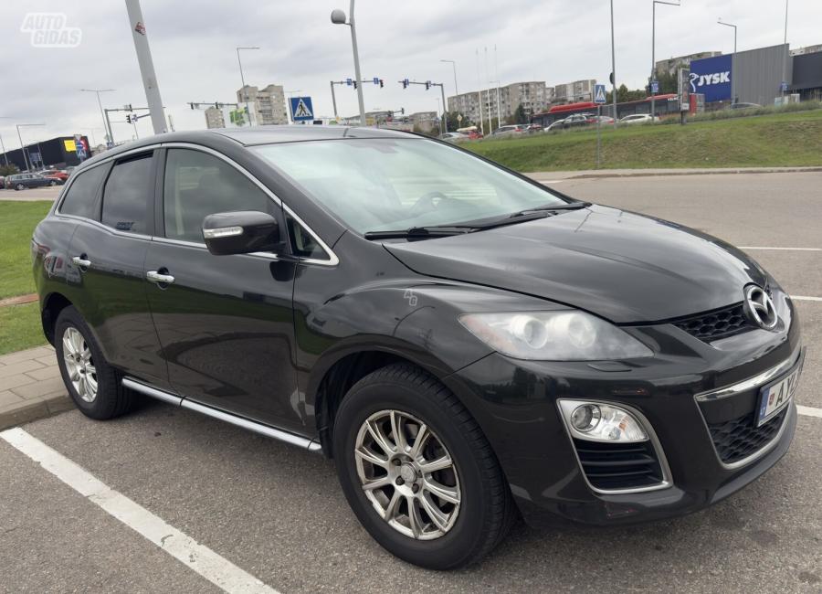 Black Mazda CX-7 2011 in Vilnius, with an engine capacity of 2.20 L and mileage of 282 thousand km for 3900 €, photo 3 on AUTOMOTO.COM.LV