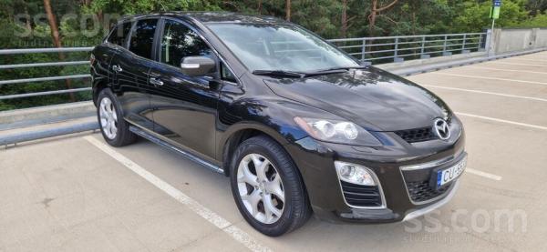 Melns Mazda CX-7 2012 Rīga, ar dzinēja tilpumu 2.20 L un nobraukumu 200 tūkst. km par 4880 €, foto 3 vietnē AUTOMOTO.COM.LV