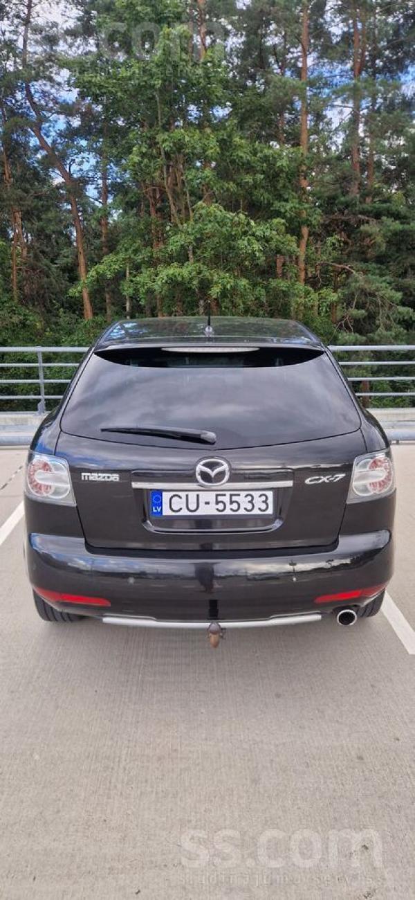 Melns Mazda CX-7 2012 Rīga, ar dzinēja tilpumu 2.20 L un nobraukumu 200 tūkst. km par 4880 €, foto 6 vietnē AUTOMOTO.COM.LV