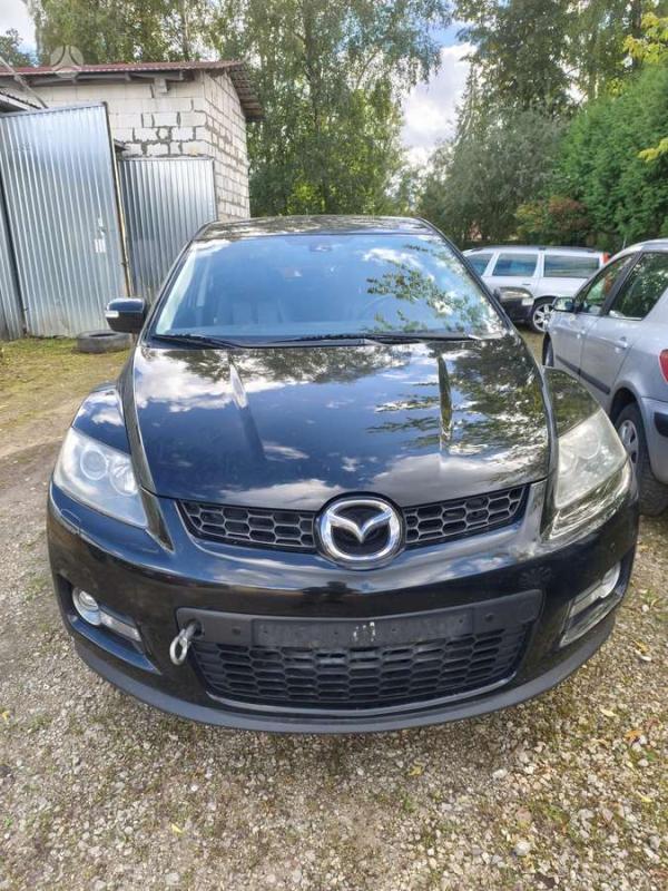 Melns Mazda CX-7 2008 Panevēža, ar dzinēja tilpumu 2.30 L un nobraukumu 210 tūkst. km par 950 €, foto 7 vietnē AUTOMOTO.COM.LV